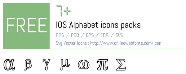 +7 IOS Alphabet Icons Packs Free Downloads - OnlineWebFonts.COM