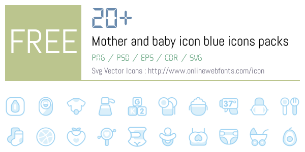 +20 Mother and baby icon blue Icons Packs Free Downloads ...
