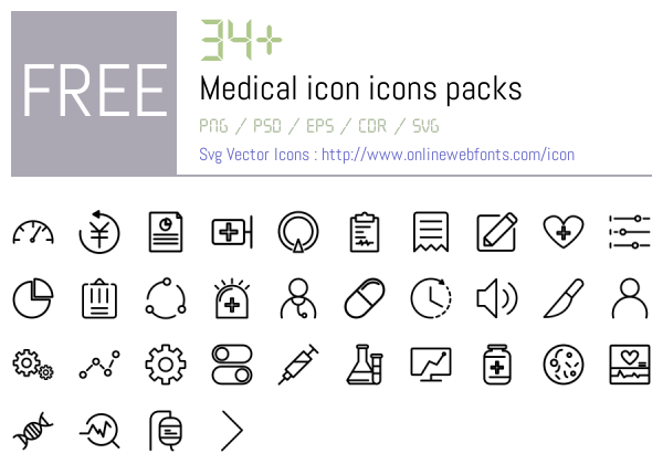 +34 Medical icon Icons Packs Free Downloads - OnlineWebFonts.COM