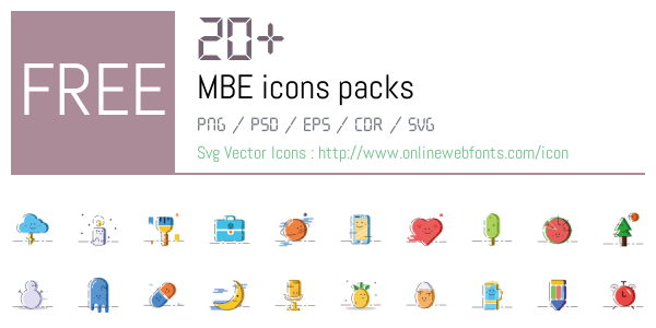 +20 MBE Icons Packs Free Downloads - OnlineWebFonts.COM