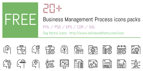 +20 Business Management Process Icons Packs Free Downloads ...
