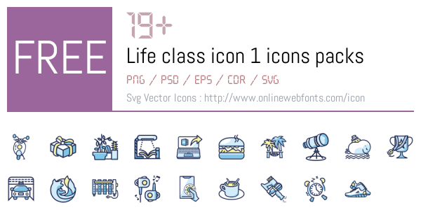 +19 Life class icon 1 Icons Packs Free Downloads - OnlineWebFonts.COM