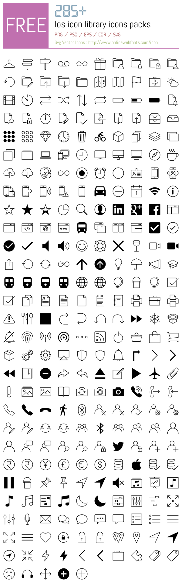+285 Ios icon library Icons Packs Free Downloads - OnlineWebFonts.COM
