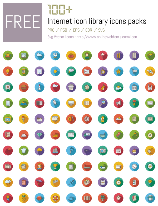 +100 Internet icon library Icons Packs Free Downloads - OnlineWebFonts.COM