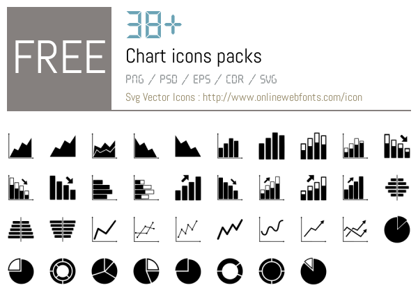 +38 Chart Icons Packs Free Downloads - OnlineWebFonts.COM