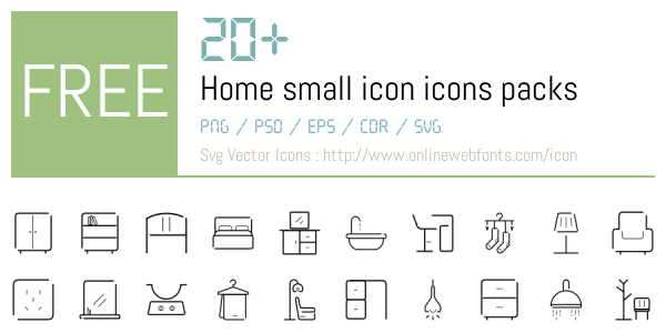 +20 Home small icon Icons Packs Free Downloads - OnlineWebFonts.COM