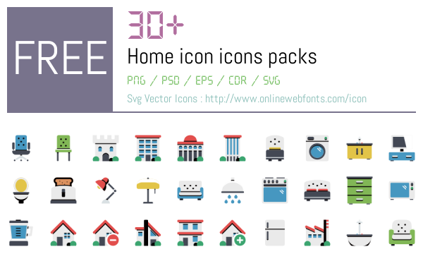 +30 Home icon Icons Packs Free Downloads - OnlineWebFonts.COM