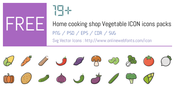 +19 Home cooking shop Vegetable ICON Icons Packs Free Downloads ...