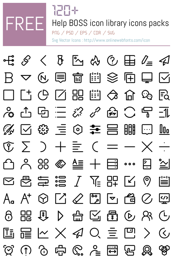 +120 Help BOSS icon library Icons Packs Free Downloads - OnlineWebFonts.COM