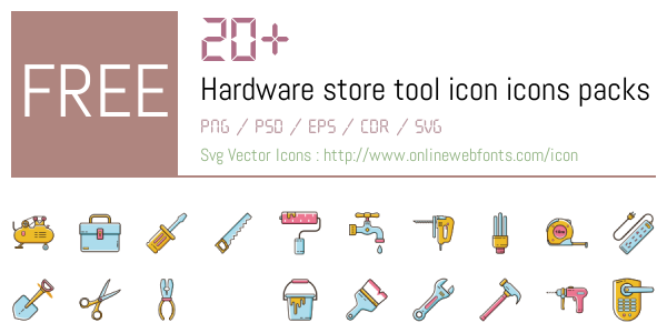 +20 Hardware store tool icon Icons Packs Free Downloads ...