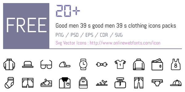 +20 Good men 39 s good men 39 s clothing Icons Packs Free Downloads ...