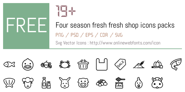 +19 Four season fresh fresh shop Icons Packs Free Downloads ...