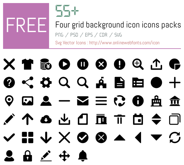 +55 Four grid background icon Icons Packs Free Downloads ...