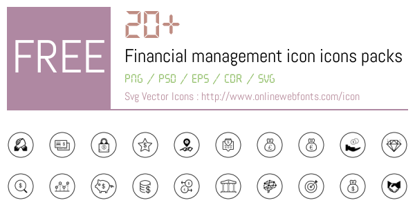 +20 Financial management icon Icons Packs Free Downloads ...