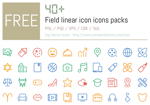 +40 Field linear icon Icons Packs Free Downloads - OnlineWebFonts.COM