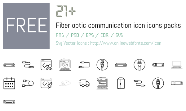 +21 Fiber optic communication icon Icons Packs Free Downloads ...