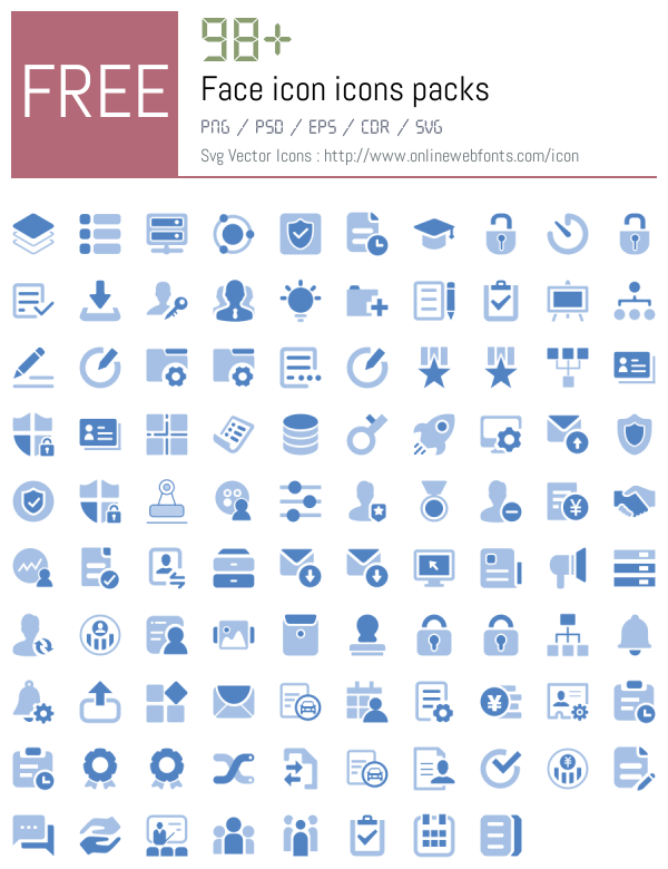+98 Face icon Icons Packs Free Downloads - OnlineWebFonts.COM