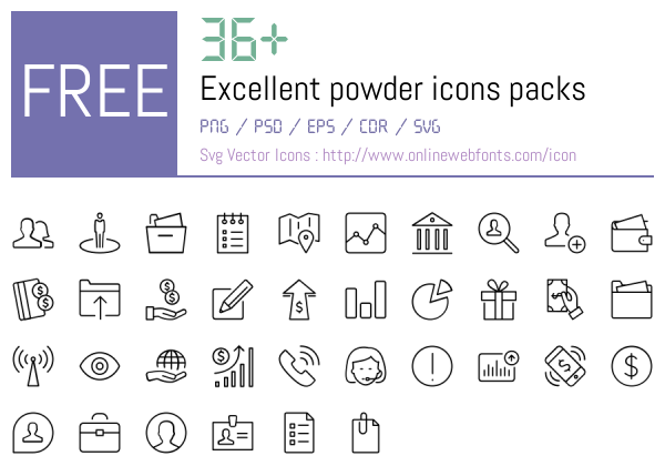 +36 Excellent powder Icons Packs Free Downloads - OnlineWebFonts.COM