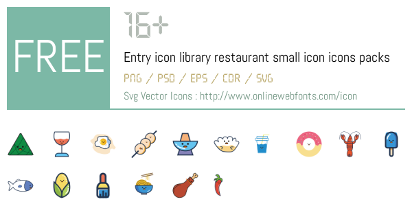 +16 Entry icon library restaurant small icon Icons Packs Free Downloads ...