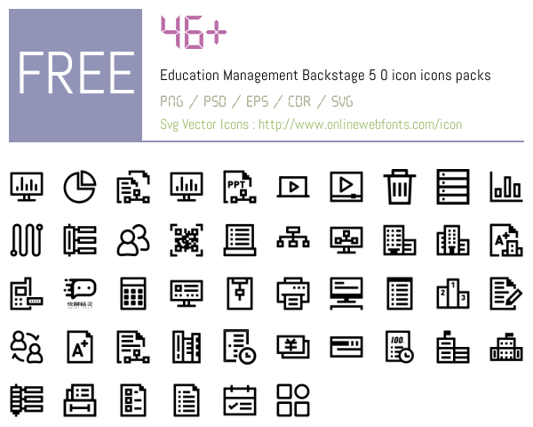 +46 Education Management Backstage 5 0 icon Icons Packs Free Downloads ...