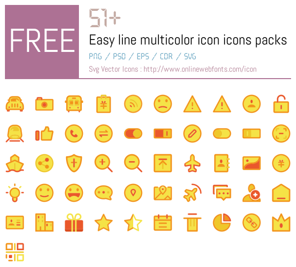 +51 Easy line multicolor icon Icons Packs Free Downloads ...
