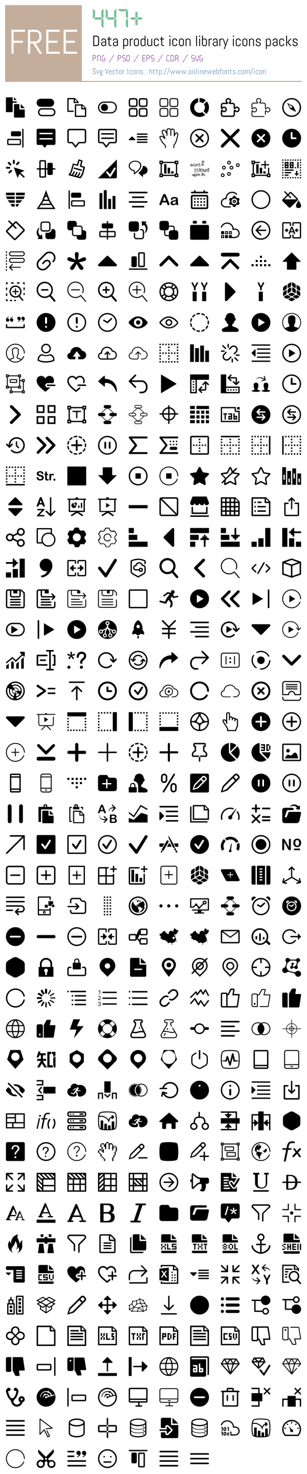 +447 Data product icon library Icons Packs Free Downloads ...