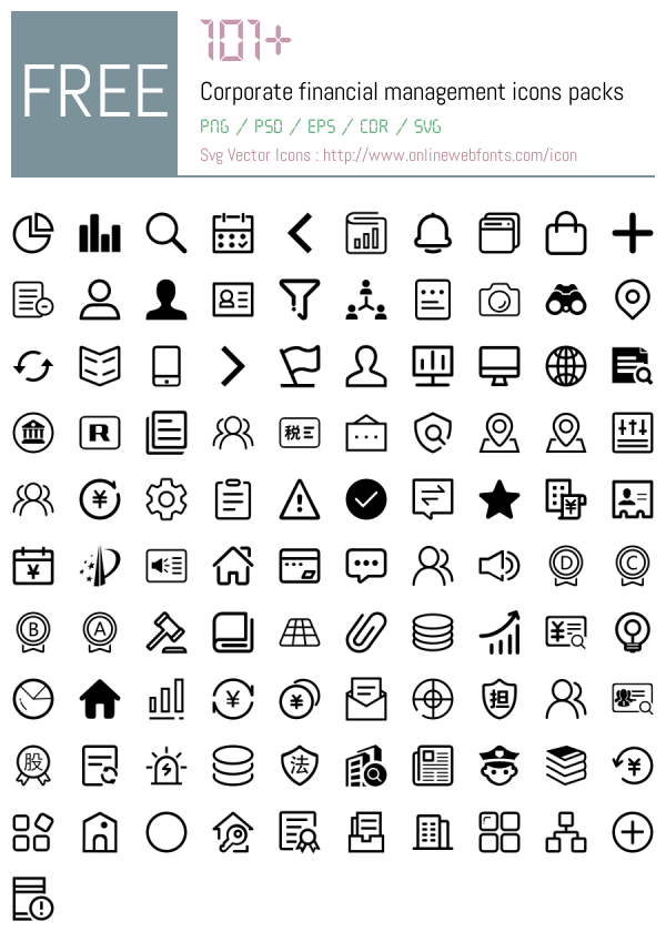 +101 Corporate financial management Icons Packs Free Downloads ...