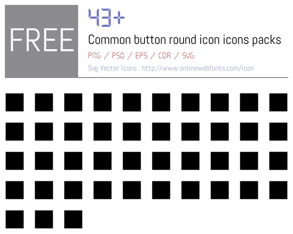 +43 Common button round icon Icons Packs Free Downloads ...