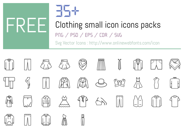+35 Clothing small icon Icons Packs Free Downloads - OnlineWebFonts.COM