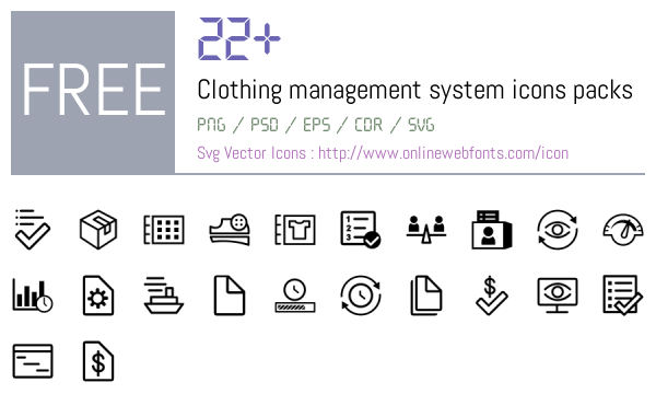 +22 Clothing management system Icons Packs Free Downloads ...
