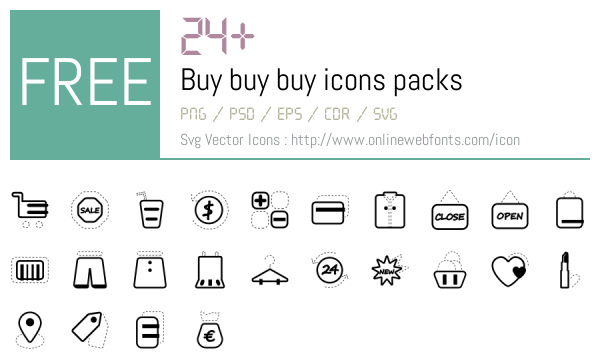 +24 Buy buy buy Icons Packs Free Downloads - OnlineWebFonts.COM