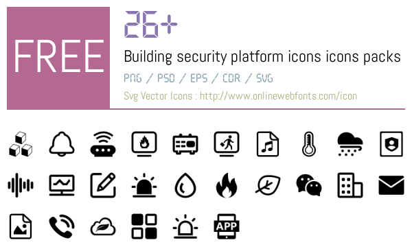 +26 Building security platform icons Icons Packs Free Downloads ...