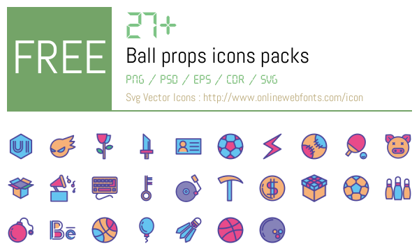 +27 Ball props Icons Packs Free Downloads - OnlineWebFonts.COM