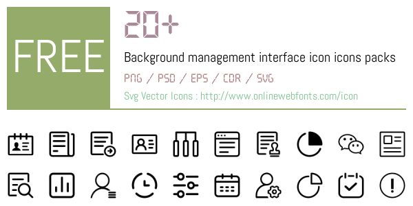 +20 Background management interface icon Icons Packs Free Downloads ...