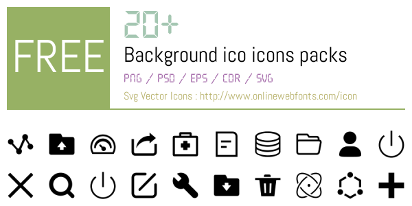 +20 Background ico Icons Packs Free Downloads - OnlineWebFonts.COM
