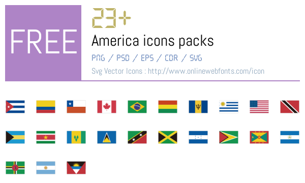 +23 America Icons Packs Free Downloads - OnlineWebFonts.COM