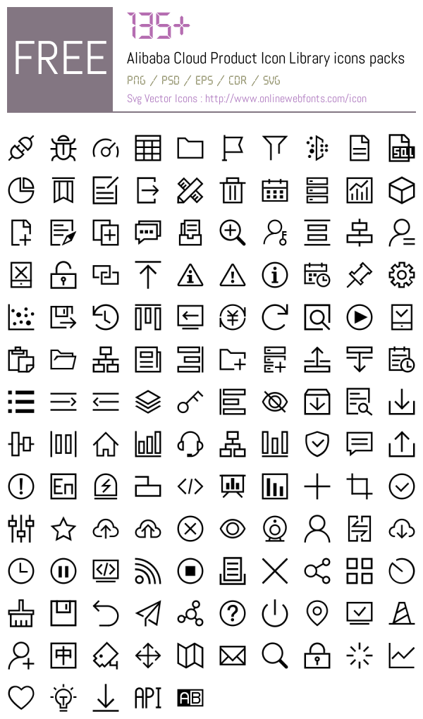 +135 Alibaba Cloud Product Icon Library Icons Packs Free Downloads ...