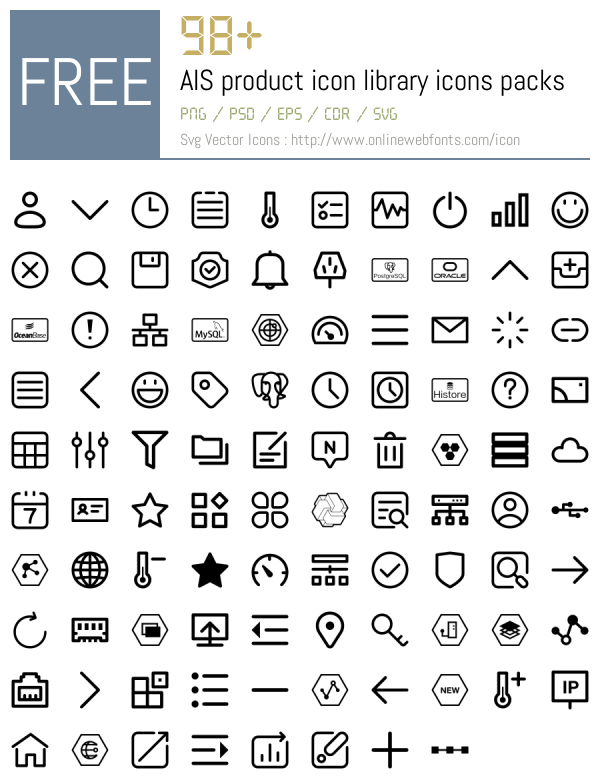 +98 AIS product icon library Icons Packs Free Downloads ...
