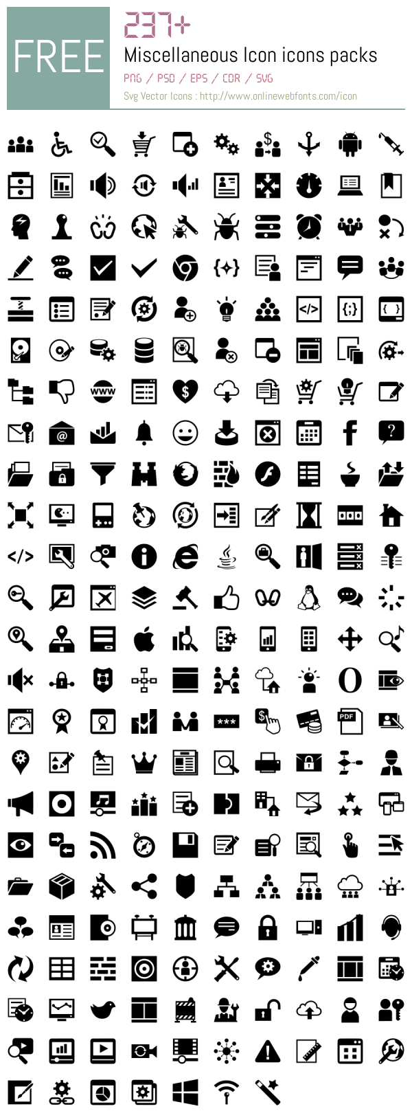 +237 Miscellaneous Icon Icons Packs Free Downloads - OnlineWebFonts.COM