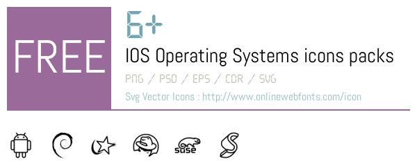 +6 IOS Operating Systems Icons Packs Free Downloads - OnlineWebFonts.COM