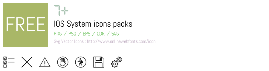 +7 IOS System Svg Animations Packs Free Downloads - OnlineWebFonts.COM
