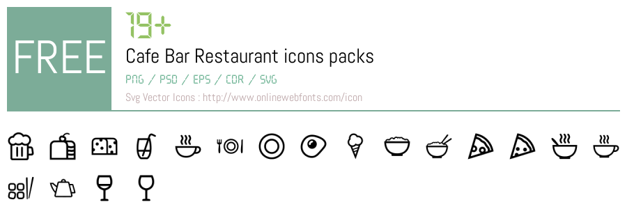 +19 Cafe Bar Restaurant Svg Animations Packs Free Downloads ...
