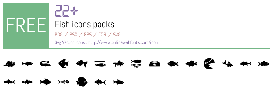 +22 Fish Svg Animations Packs Free Downloads - OnlineWebFonts.COM