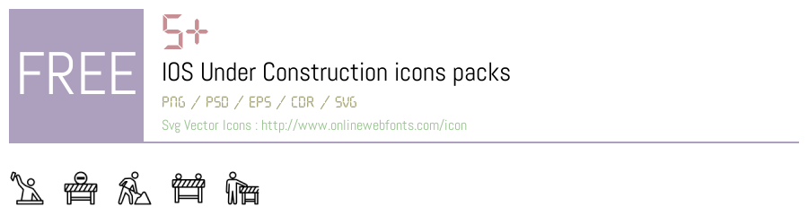 +5 IOS Under Construction Svg Animations Packs Free Downloads ...