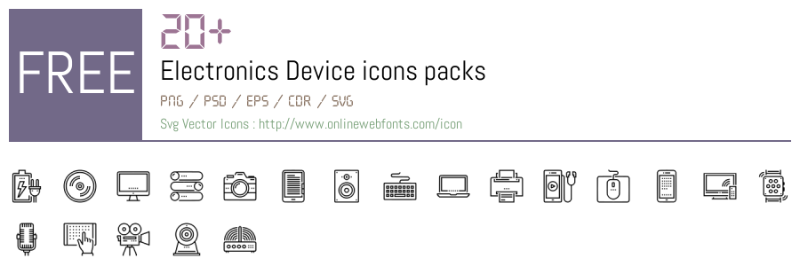 +20 Electronics Device Svg Animations Packs Free Downloads ...