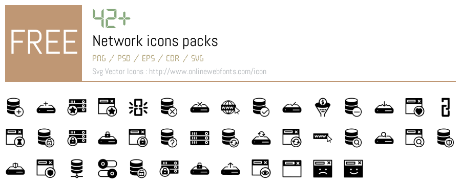 +42 Network Svg Animations Packs Free Downloads - OnlineWebFonts.COM