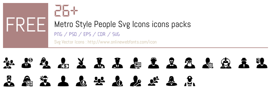 +26 Metro Style People Svg Icons Svg Animations Packs Free Downloads ...