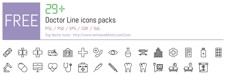+29 Doctor Line Svg Animations Packs Free Downloads - OnlineWebFonts.COM