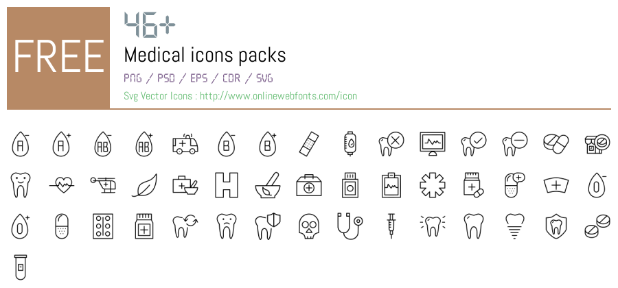 +46 Medical Svg Animations Packs Free Downloads - OnlineWebFonts.COM