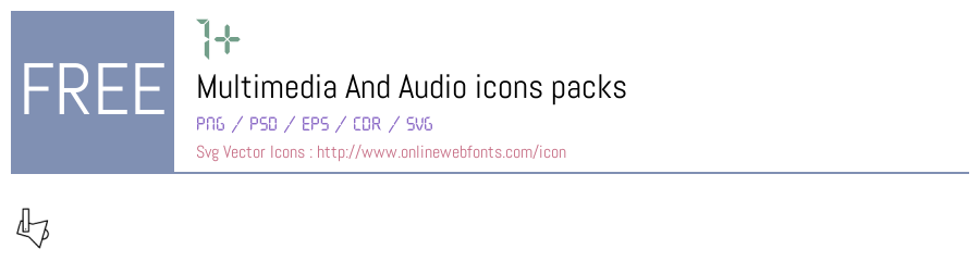 +1 Multimedia And Audio Svg Animations Packs Free Downloads ...